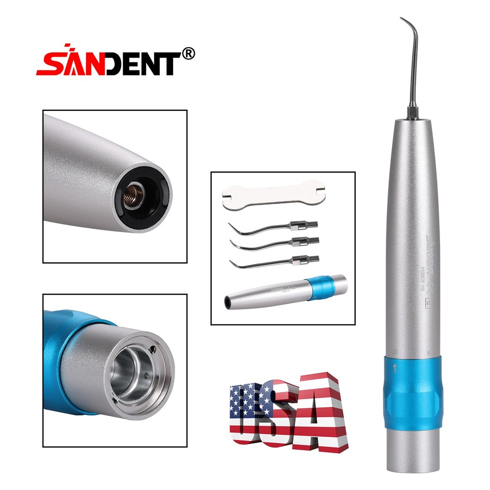Dental LED Air Scaler Handpiece Sonic L Fiber Optic / Quick Coupling ...