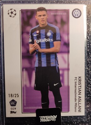 Topps Total Football TTF RC Rookie Card #CC9 Kristjan Asllani 18/25 PR ...
