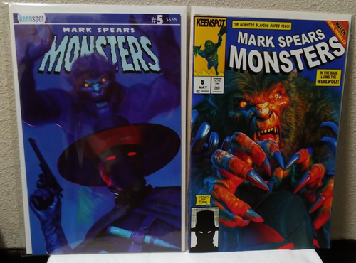 Mark Spears Monsters 5, 2025 (Main Cover A And C) The Fight, ASM 313 9. ...