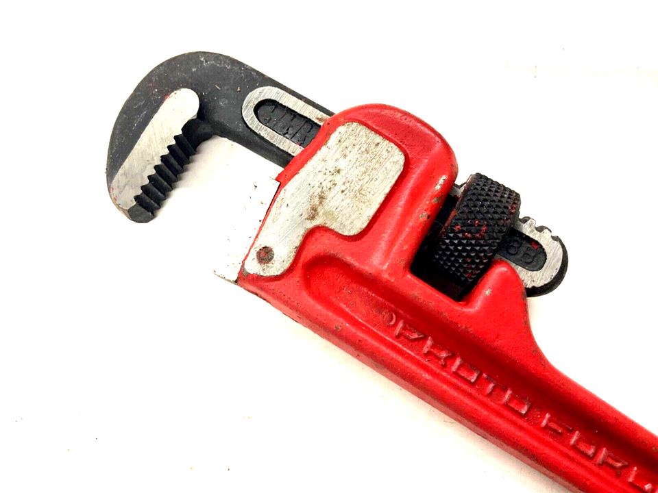PROTO FORGED TOOLS 8” HEAVY DUTY PIPE WRENCH, 808HD, USA | eBay