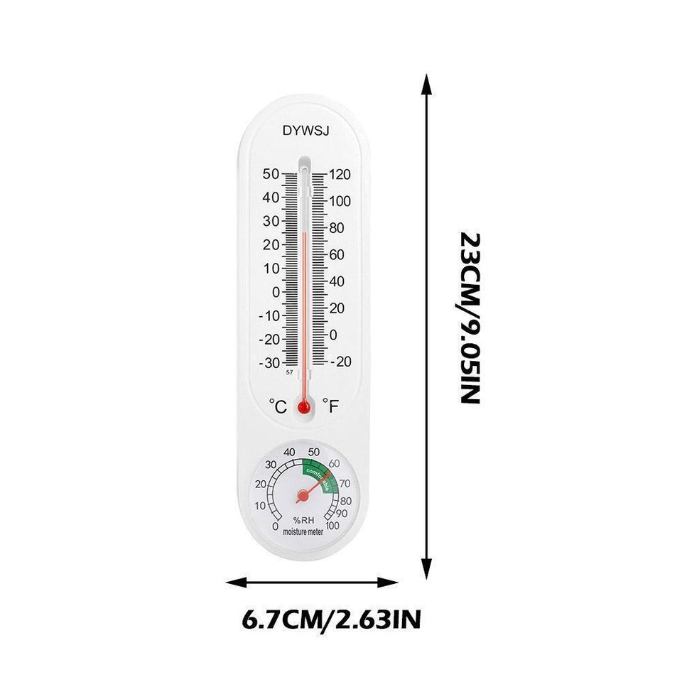 3PCS Outdoor Thermometer Hygrometer Wall Hygrometer for Garden ...
