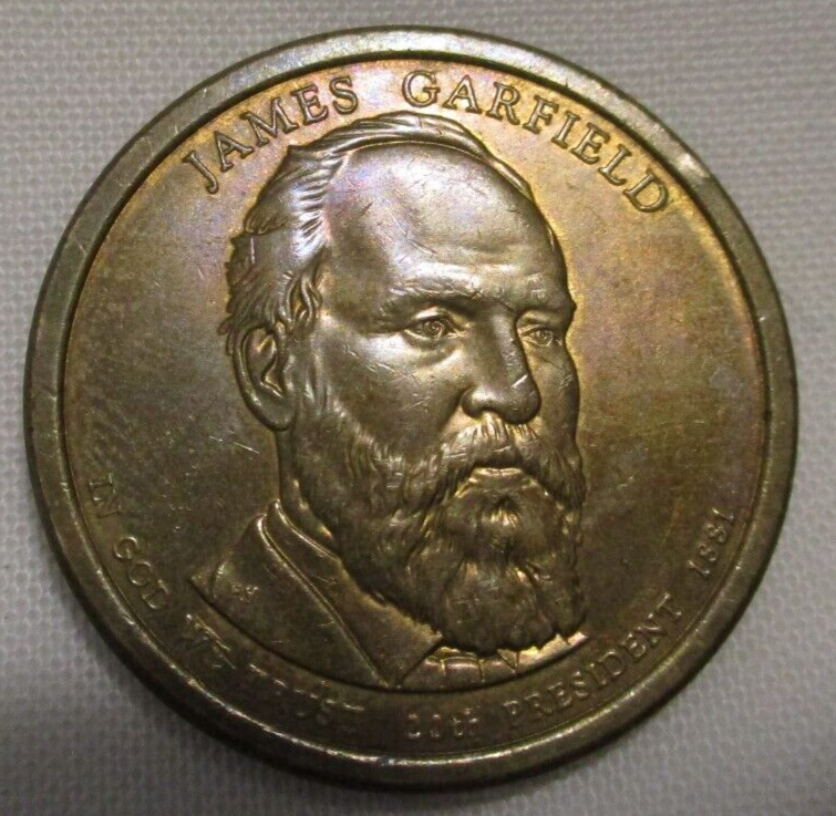 Rare James Garfield $1 Coin Great Condition | eBay