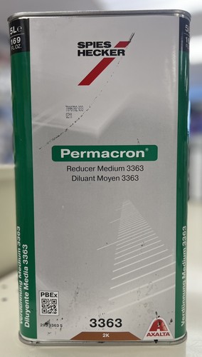 5 LITER SPIES HECKER PERMACRON 3363 2K SUPERCRYL MEDIUM REDUCER | eBay