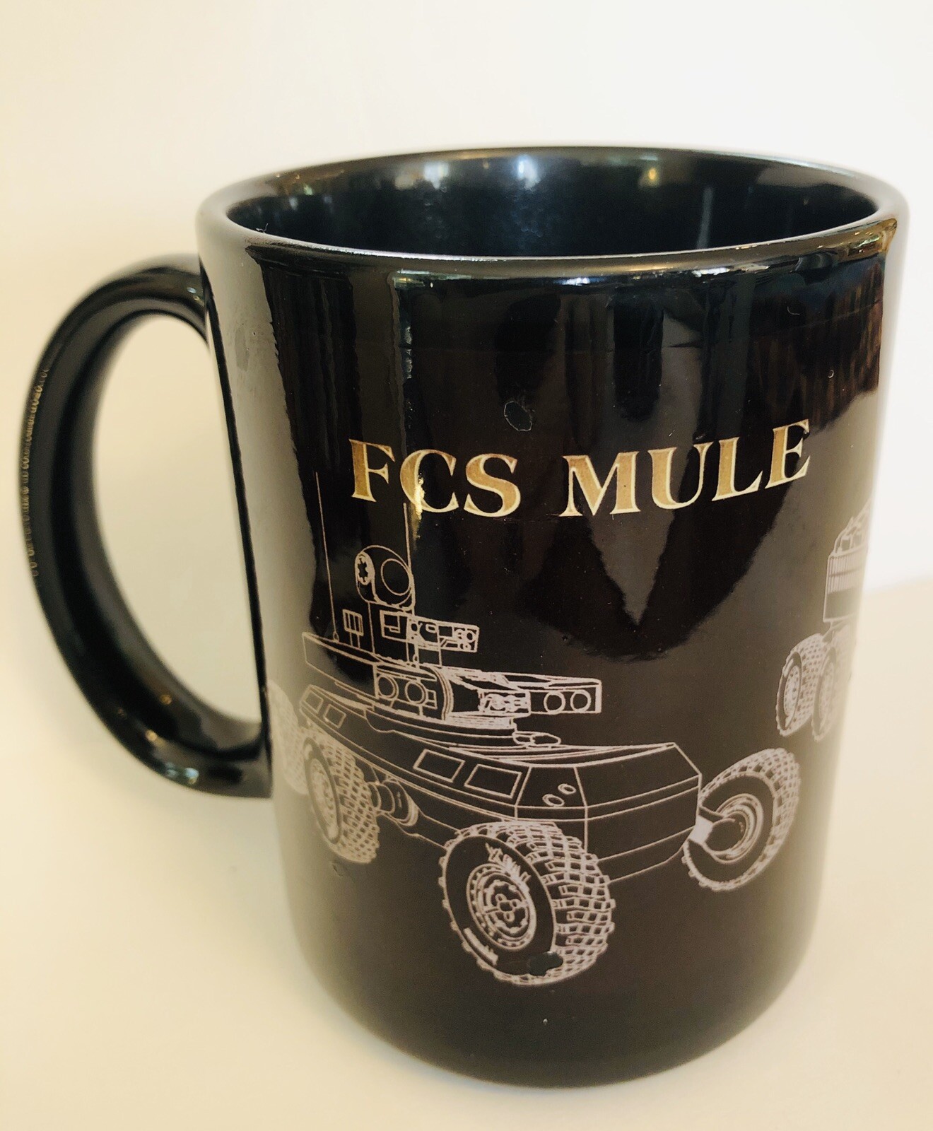Lockheed Martin Military FCS Mule Large Coffee Mug Black | eBay