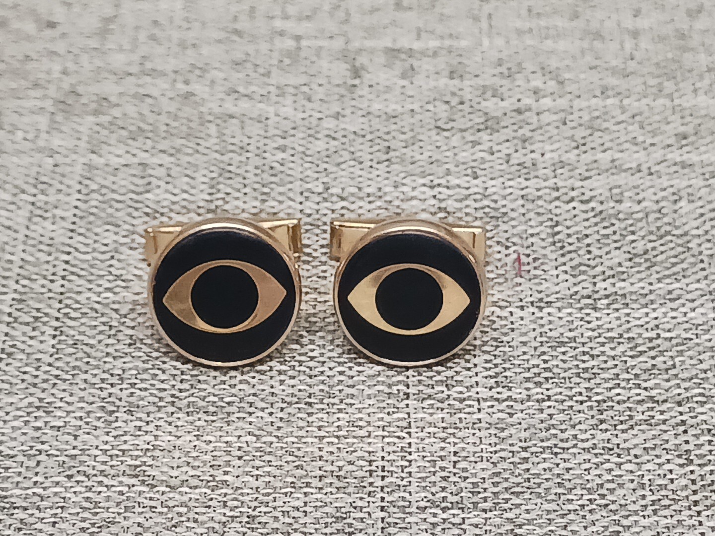 Rare Vintage CBS Network The CBS Eye Logo 14k Yellow … - Gem
