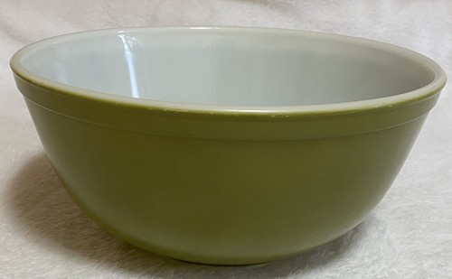 Vintage Pyrex 403 2 1/2" Quart Avocado Green Mixing Nesting Bowl ...