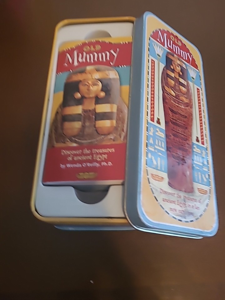 Old Mummy Card Game In A Tin. Family Fun. Egyptian Theme. Old Maid | eBay