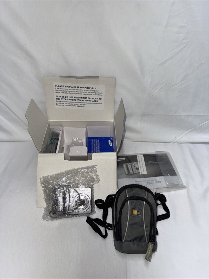 Samsung Digimax D53 5MP 3X Digital Camera Silver | eBay