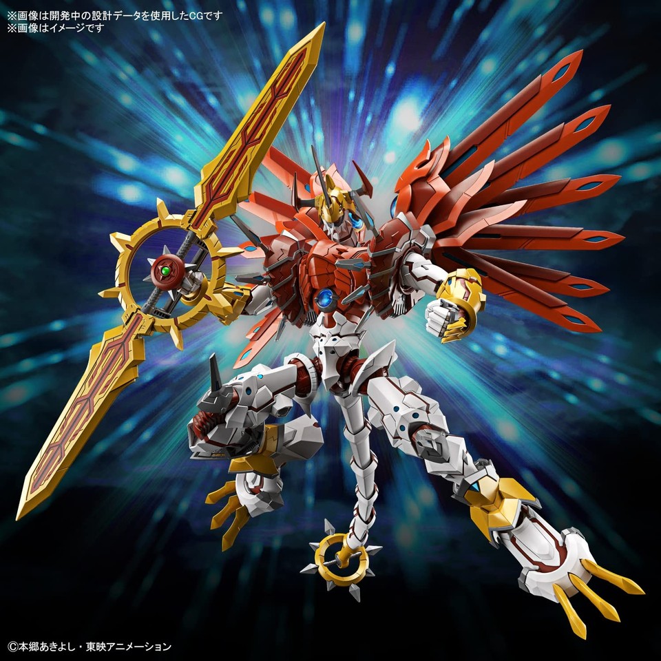 Figure-rise Standard Amplified Digital Monster Shine Greymon Model kit ...