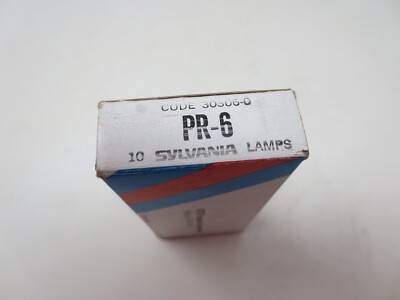 Sylvania PR6 Miniature Lamp Bulbs- QTY 10 | eBay