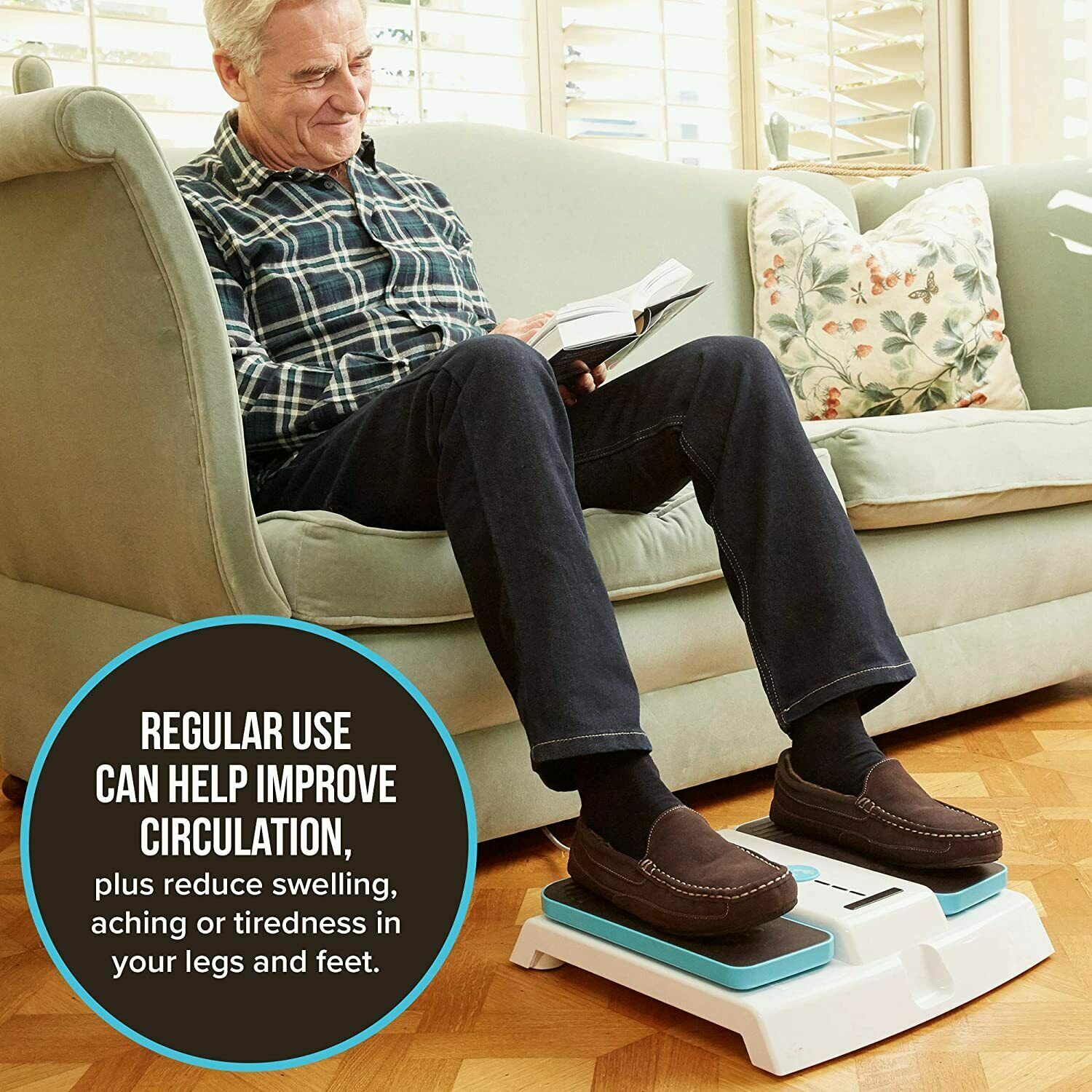 HoMedics Leg Exerciser Improve Circulation FOOT Mobility Reduce Joint ...