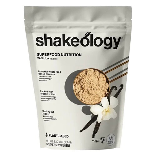 Shakeology VANILLA VEGAN Protein Shake Mix Powder Bag 30 Servings ...