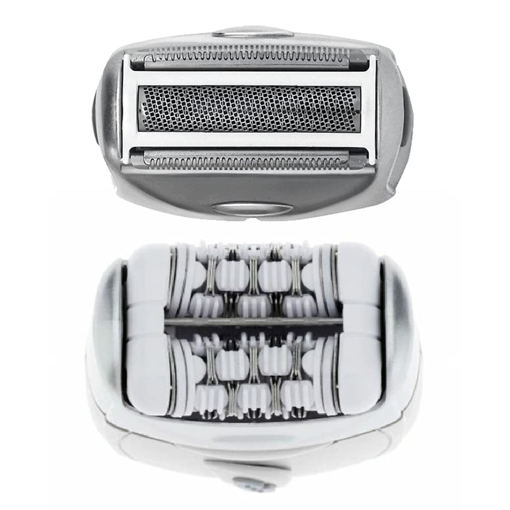 Emjoi e60 2-in-1 Purple Epilator, Shaver/Trimmer & Sensitive Attachment ...