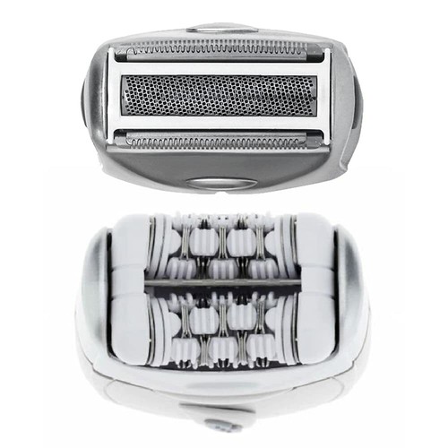 Emjoi e60 2-in-1 Purple Epilator, Shaver/Trimmer & Sensitive Attachment ...