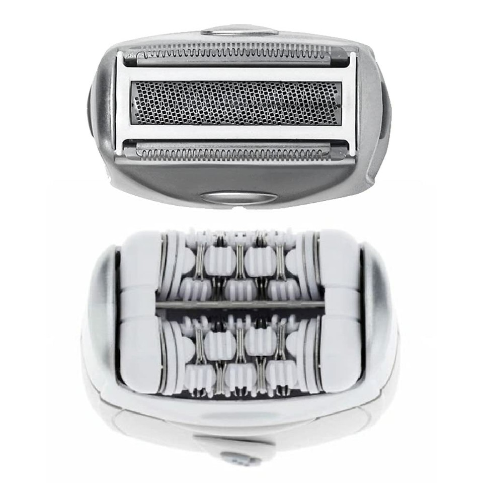 Emjoi e60 2-in-1 Purple Epilator, Shaver/Trimmer & Sensitive Attachment ...