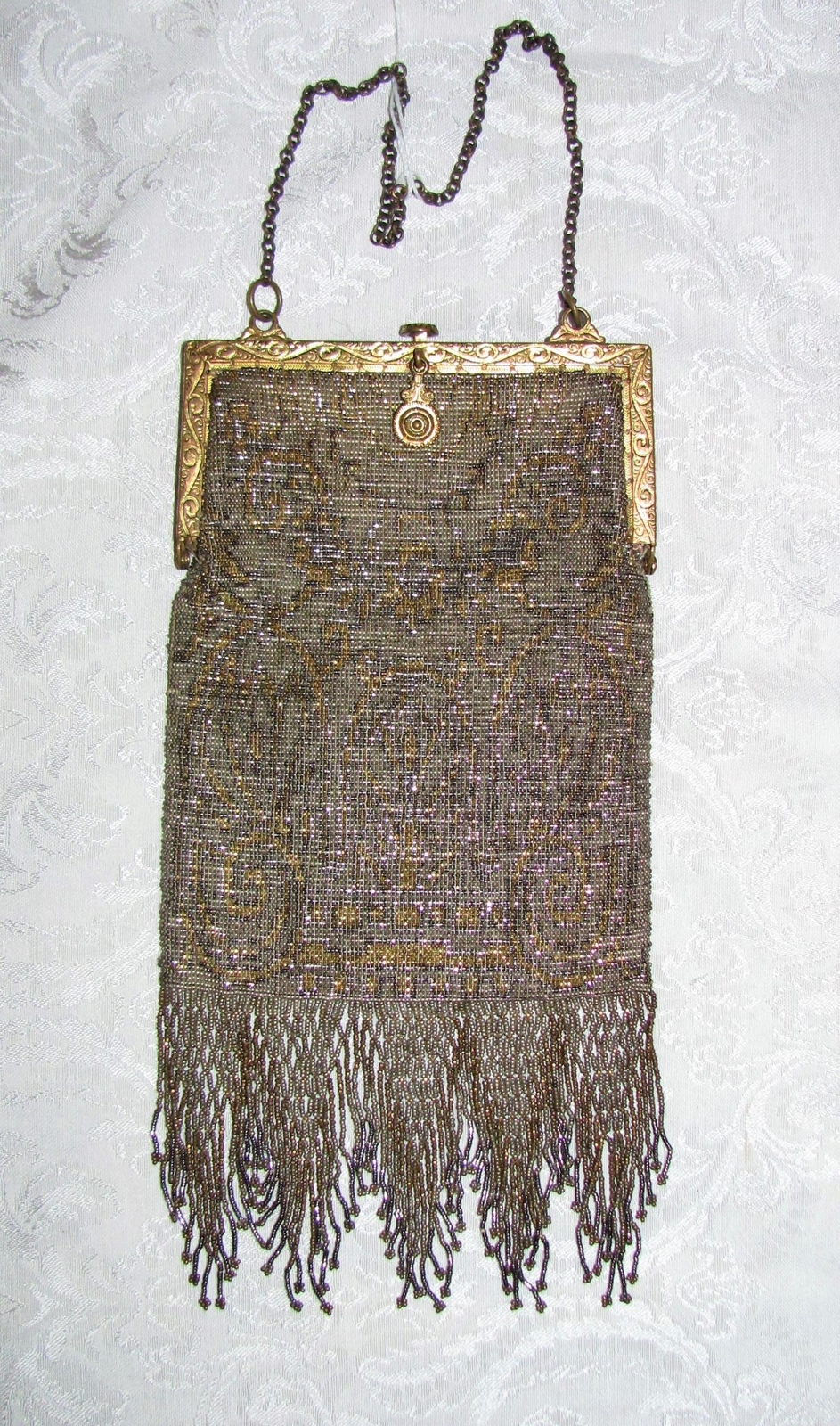 Antique French Cut Steel Beaded Purse Circa 1900-1910 | eBay