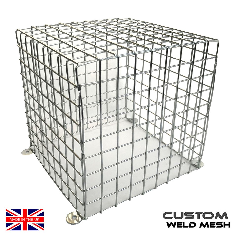 Wire Mesh Guards Various Sizes Sensor Light CCTV Bespoke Anti Vandal ...