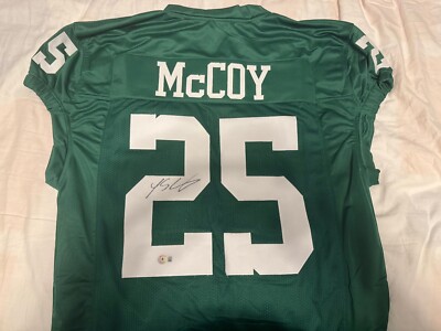 LeSean McCoy Signed Autographed Custom Eagles style Kelly Green Player ...