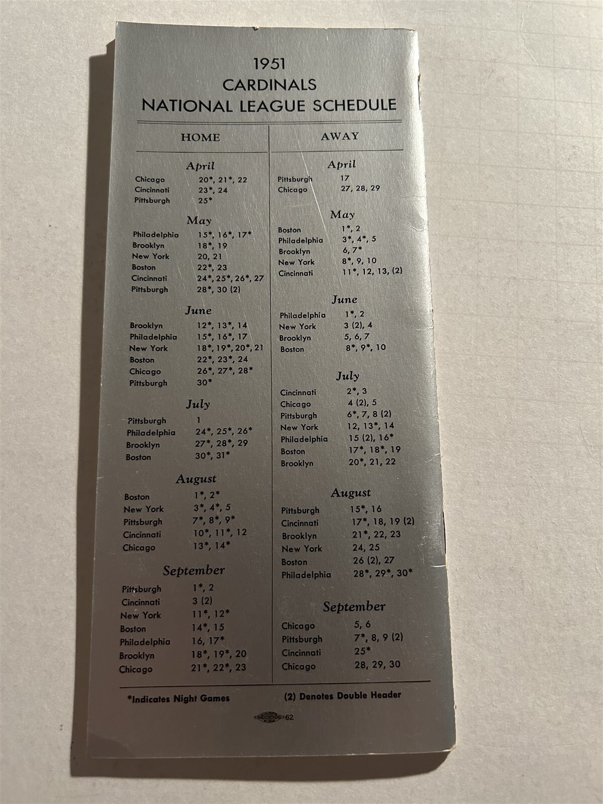 1951 ST LOUIS CARDINALS Sketch Book STAN MUSIAL Joe GARAGIOLA Enos ...