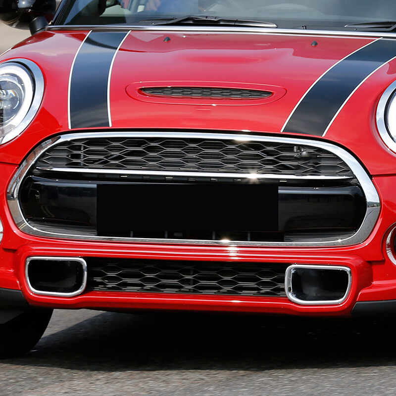 For MINI F55 F56 F57 Cooper JCW Front Bumper Number Plate Cover Gloss ...