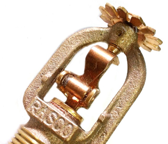 165*f Fusible Link Brass Pendent Sprinkler Rasco- Reliable Model G 1/2 ...