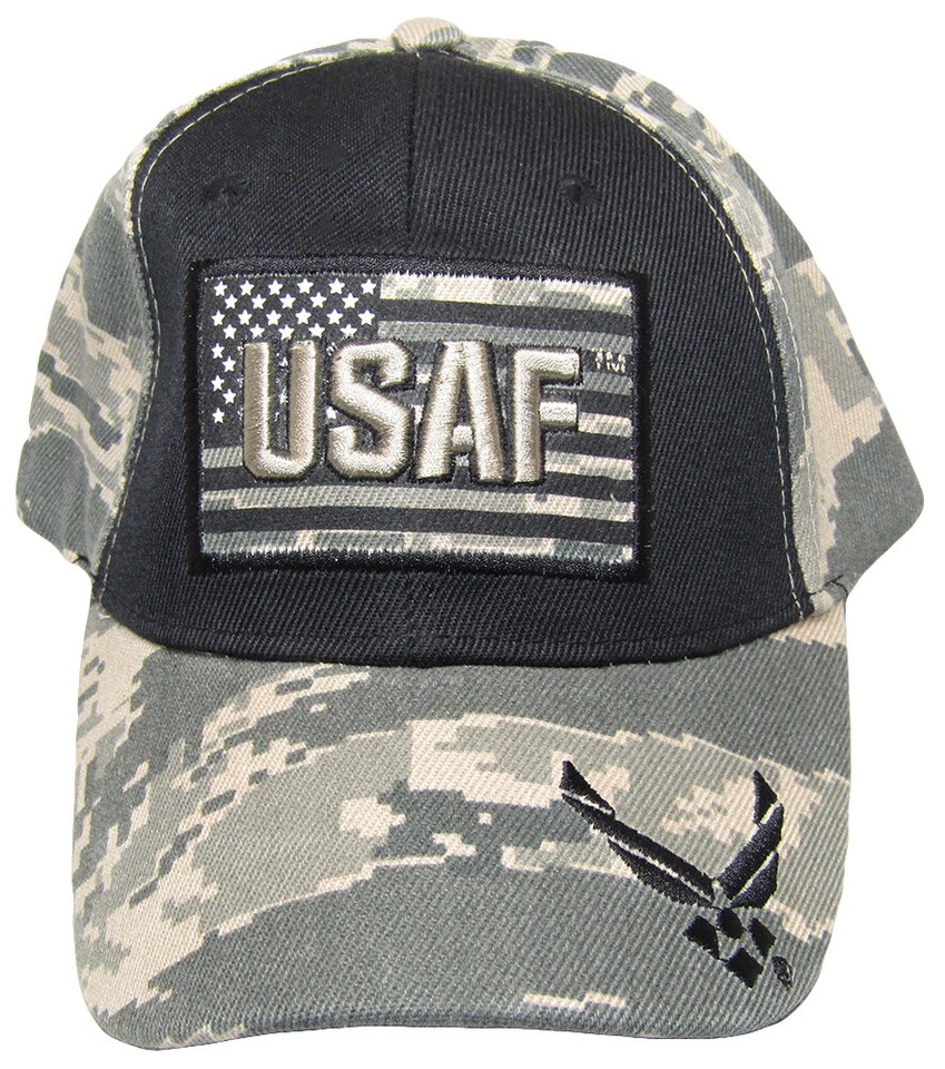 DIGITAL CAMO US UNITED STATES AIR FORCE WINGS USAF LOGO HAT CAP ...