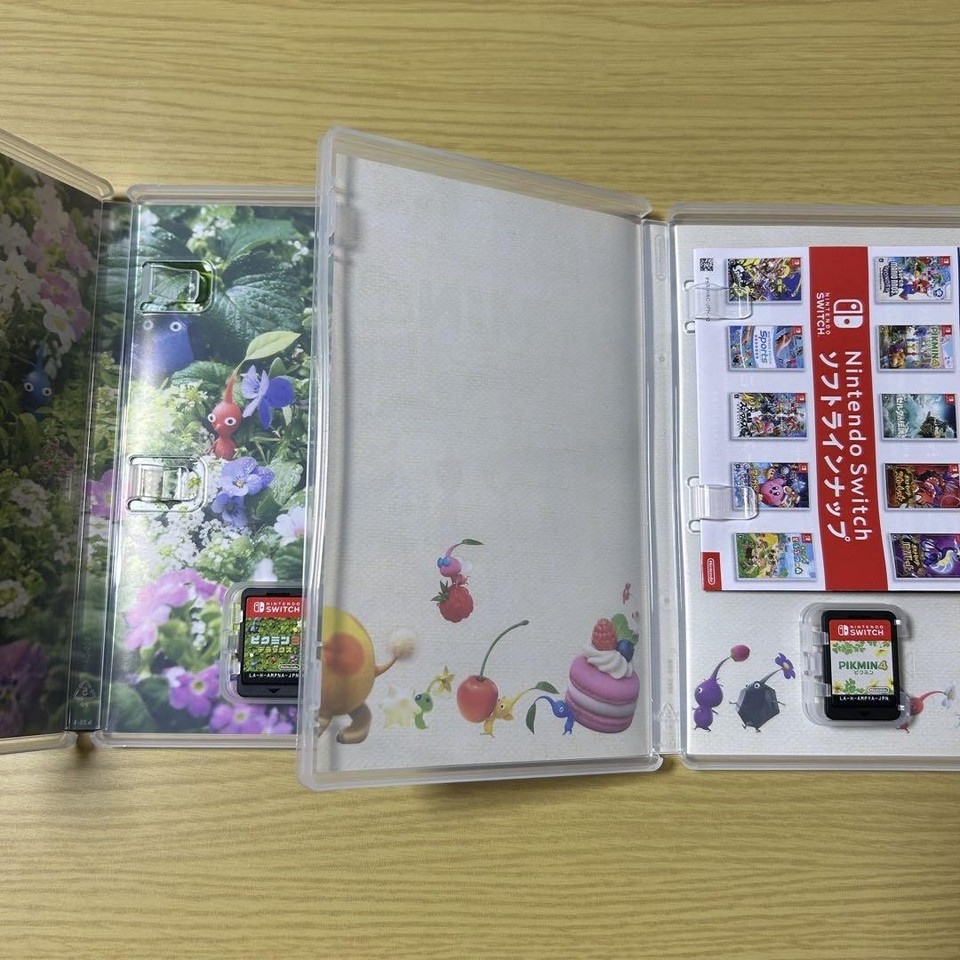 Pikmin 3 Deluxe and Pikmin 4 Nintendo Switch Game Card Set | eBay