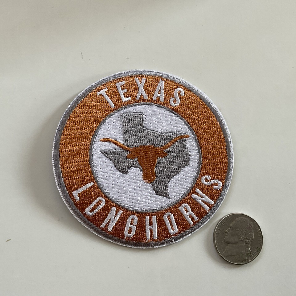 Texas Longhorns vintage iron on embroidered patch 3” X 3” | eBay