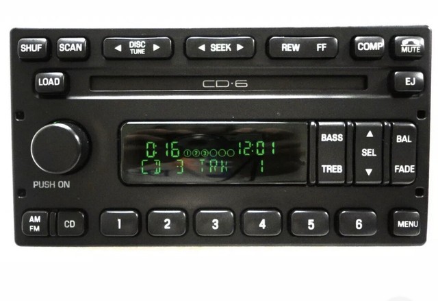 as Is Read Ford 6 Disc CD Changer Radio Escape F150 250 Expedition ...
