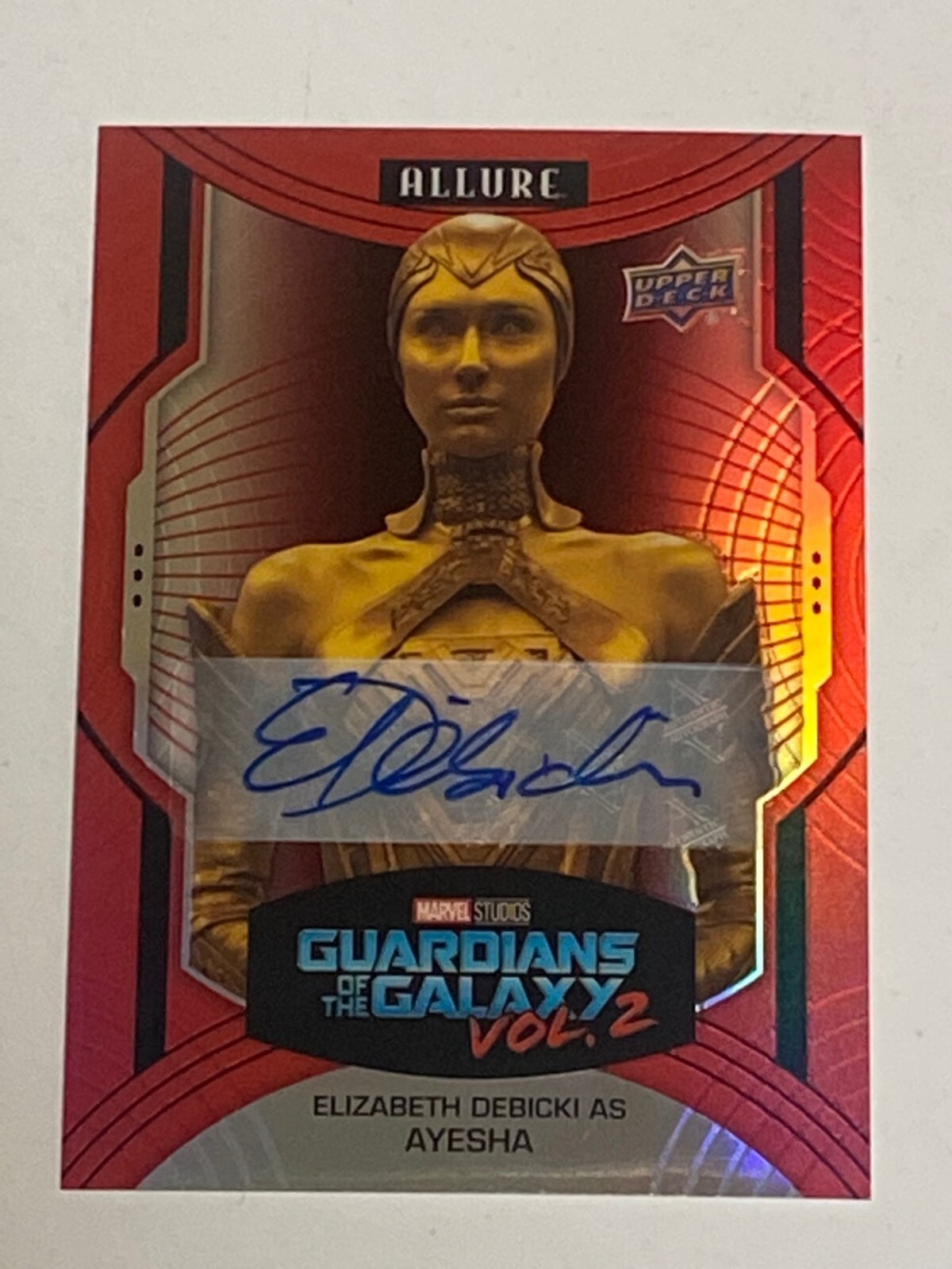 Marvel Allure Elizabeth Debicki as Ayesha Autograph Card | eBay