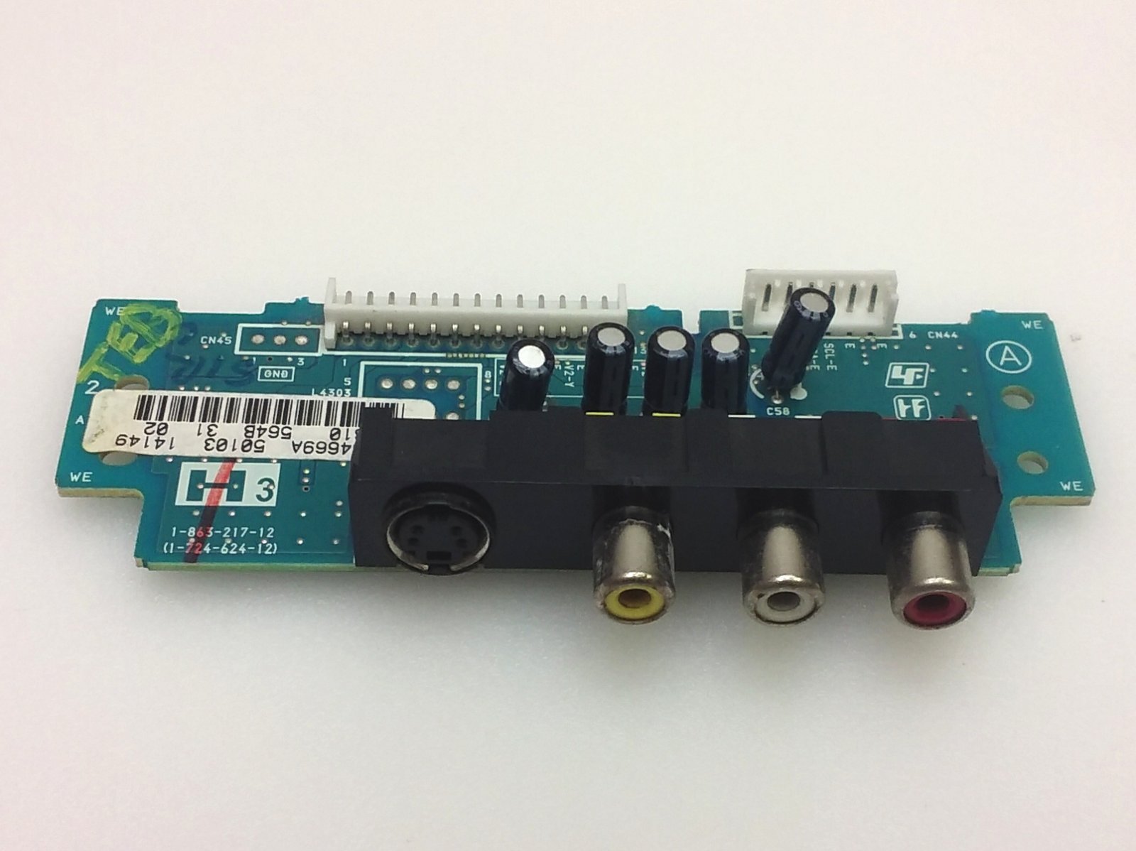 Sony KDF-42WE655 H3 Side AV Board A-1054-669-A (1-863-217-12, 1-724-624 ...