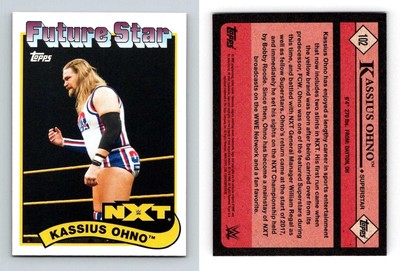 Kassius Ohno #102 WWE Heritage 2018 Topps Future Star Trading Card ...