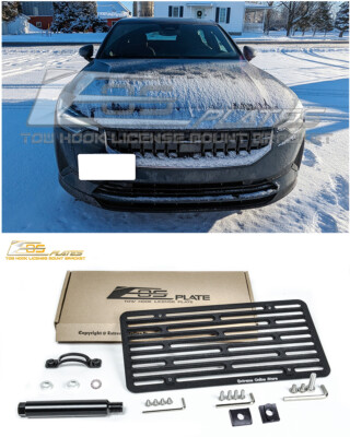 For 21-Up Polestar 2 | EOS Plate Full Sized Front Tow Hook License ...