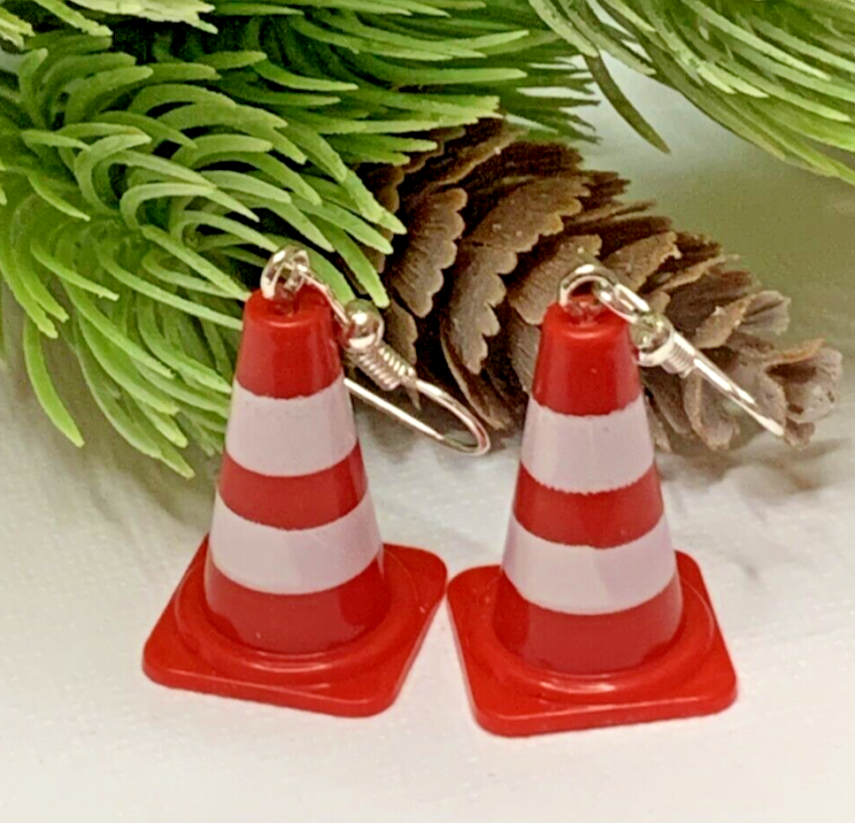 Traffic Cone Earring, Driving Earring, School Earring, Gift Idea, Cone ...