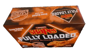 Arnotts Shapes Crackers Biscuits Fully Loaded Flame Grilled Chicken ...