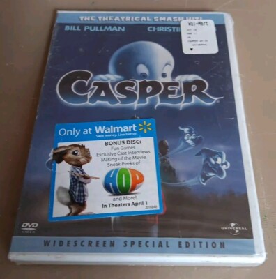 Casper the Ghost Widescreen DVD PG Universal Studios 1995 Sealed Plus ...