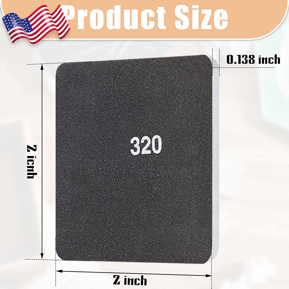 Sanding Pads Kit Micro Mesh Padded Polishing Soft Mess Pen 2 x 2 Inch ...