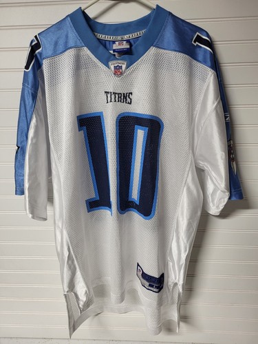 Vince Young Tennessee Titans #10 Jersey Reebok Adult Size L On Field | eBay