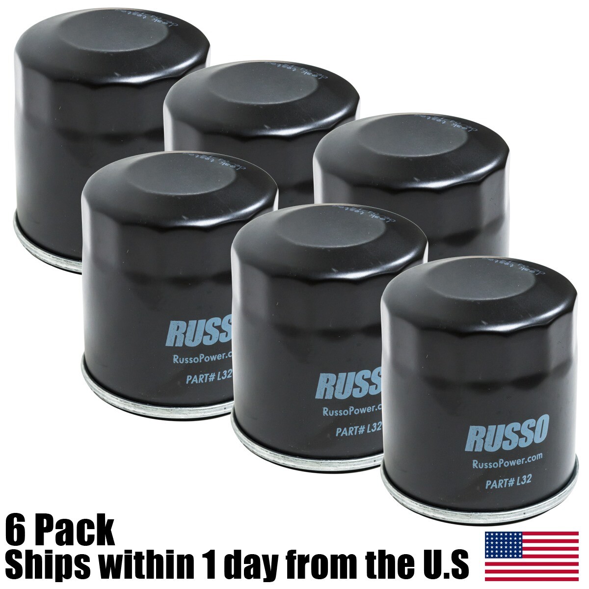 6PK Oil Filter Fits Hydro Gear 52114 HG52114 John Deere Exmark 600976 ...