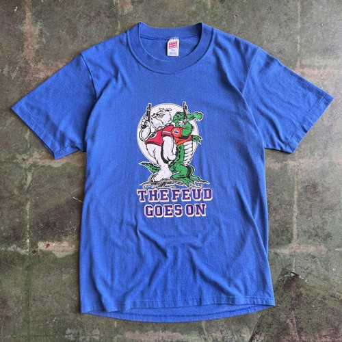 Vintage 90's UGA UF College Football Rivalry Soffe T-shirt Made in USA ...