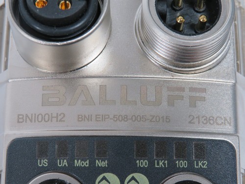 Balluff BNI00H2 Ethernet/IP Network Block 24VDC 2.0A 8.8A SHELF WEAR ...