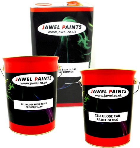 Cellulose Car Paint ANY COLOUR 15 Litre Kit 5lt Paint 5lt Thinner 5lt ...