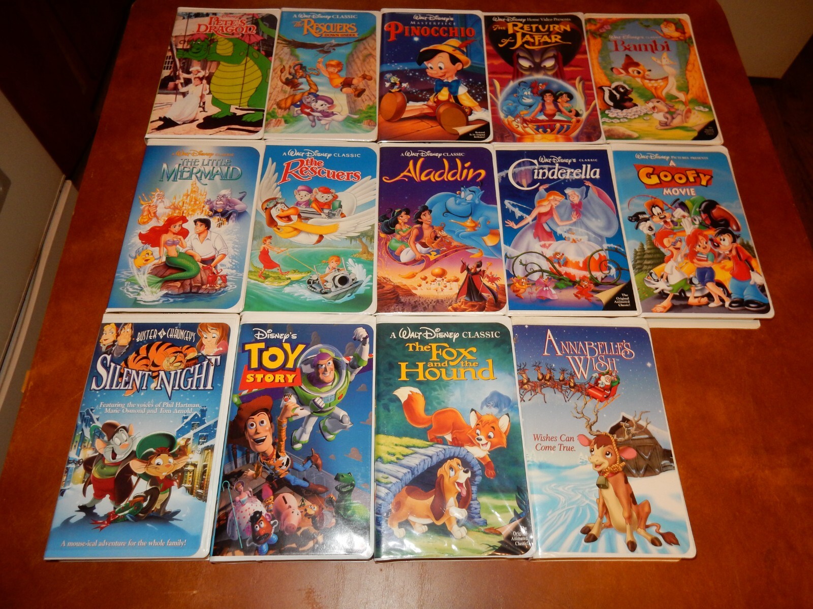 LOT OF 14 Walt Disney Movies VHS Tapes Toy Story – A Goofy Movie ...