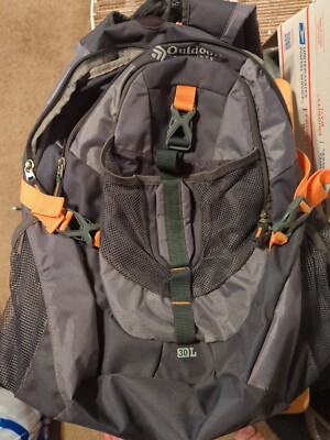 Outdoor Products 30L H2O Backpack Gray Hiking | eBay