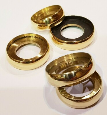 BRASS FLANGE RING / COLLAR 5 sizes choose 23mm - 27mm for WALKING ...