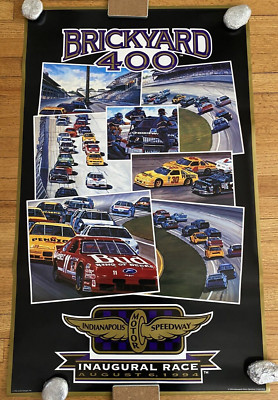 Brickyard 400 Aug.6, 1994 Inaugural Race Original Poster Indianapolis ...