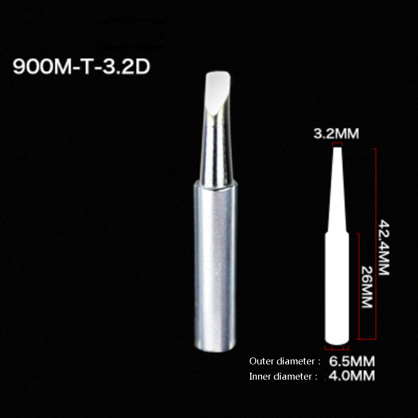 Universal 900M Series Solder Iron Tips for 936 Soldering Stations Lead ...