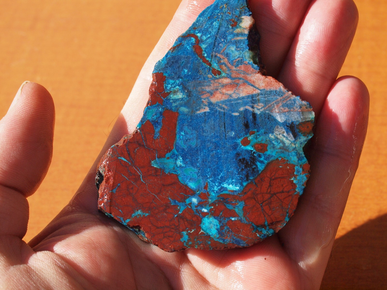 Huge Bisbee Arizona Old Stock Bright Blue Turquoise Slab from the ...