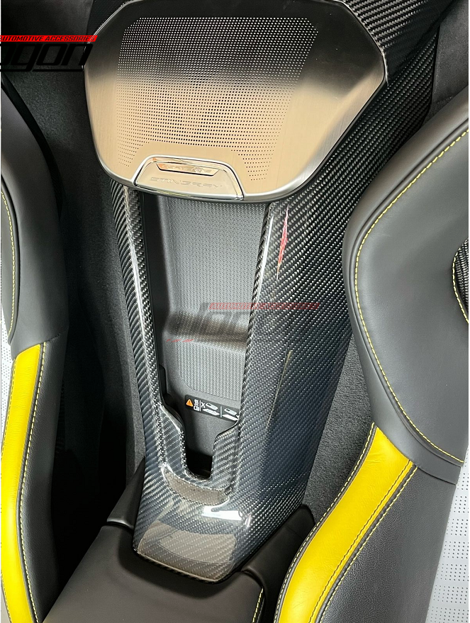 Z07 For Corvette C8 Stingray Coupe Z06 20+ Real Carbon Rear Seat ...