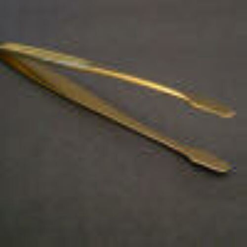 Showgard Stamp Tongs Professional Spade Tip - Gold Plated | eBay